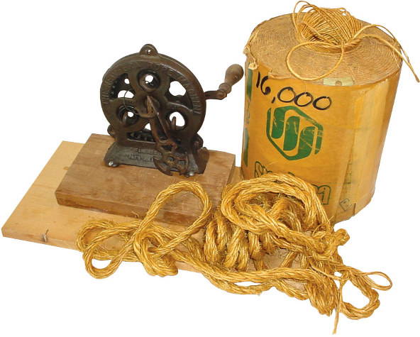 Cast Iron Rope Maker, "the New Era Rope Machine",