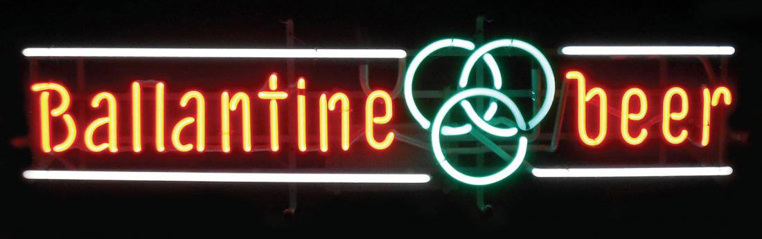 Breweriana, Ballantine Beer Neon Sign, New Old St
