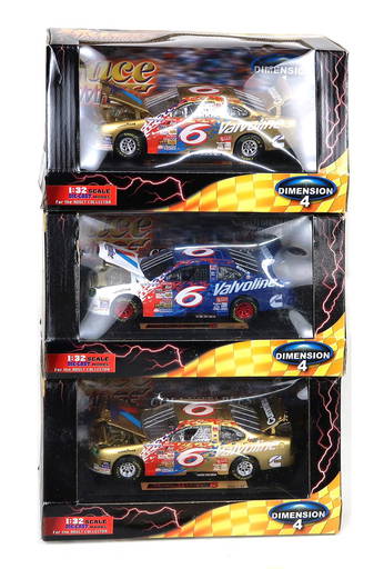 Race Image Collectibles (3), 1:32 Scale, Mib, 10" L.