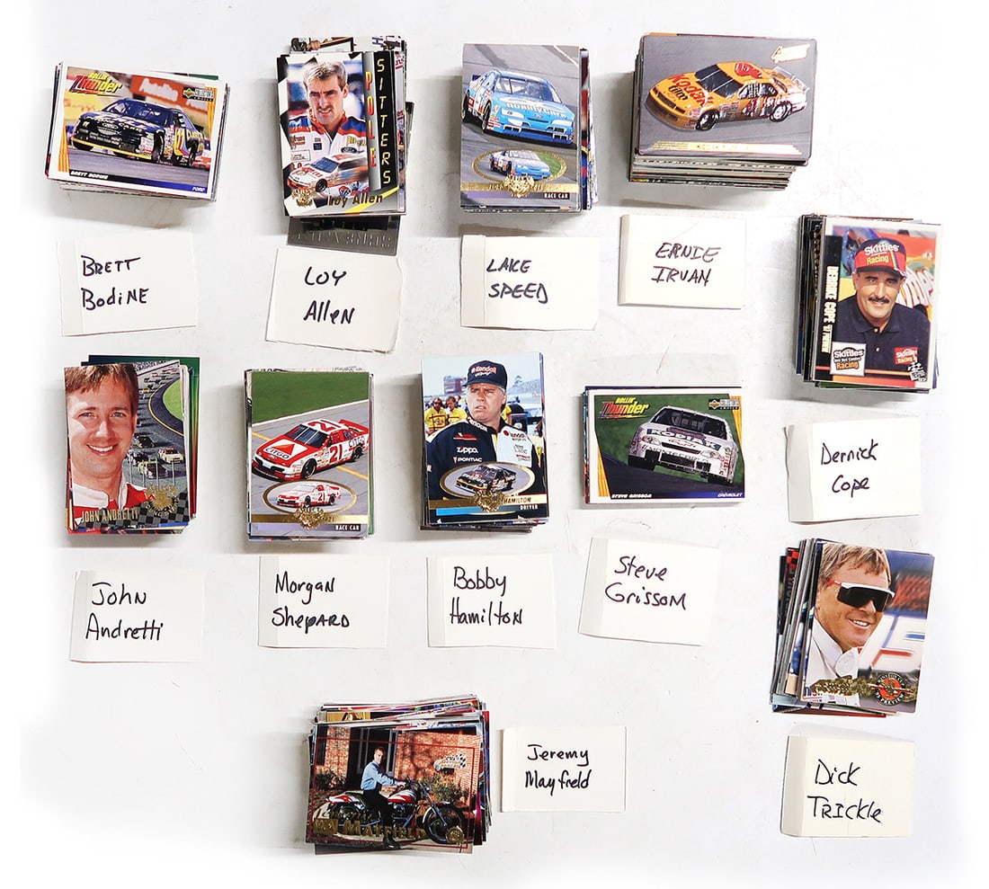 Nascar Trading Cards, Over 700 By Finishline, Upper Deck And Others ...