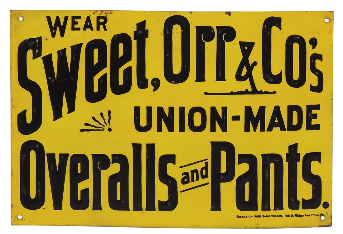 Carhartt Overalls Sign