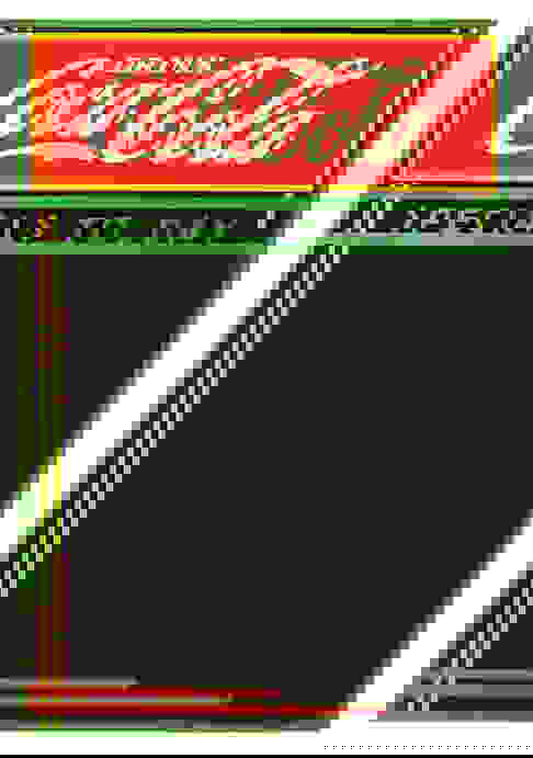 Coca-cola Menu Board, Drink Coca-cola Specials Today, C.1934, Deco ...