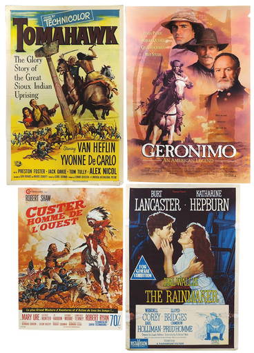 Movie Posters (4), Most Single Sheet Western Themes, Tomahawk 1950 ...