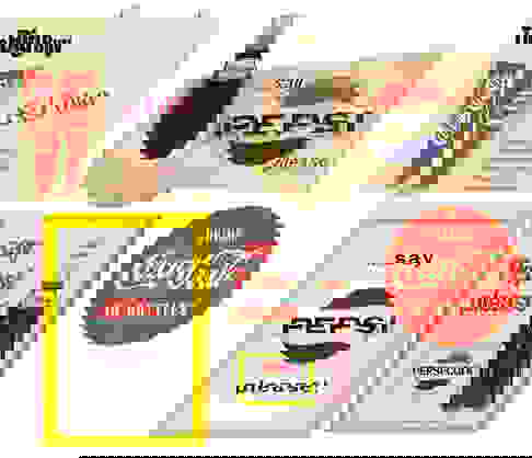 Coca-cola & Pepsi Advertising (5), Molded Plastic Pepsi Sign W/bottle ...