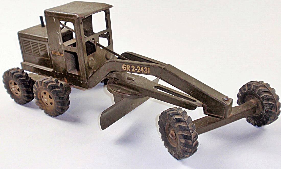 A Tonka U.s. Army Road Grater Auction