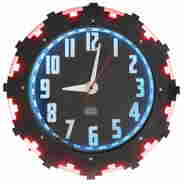 Aztec Electric Neon Clock, Cleveland, OH - Feb 28, 2016 | Material ...