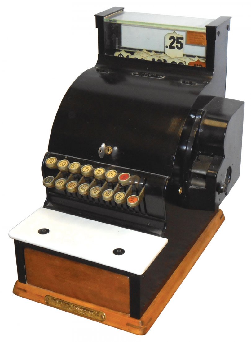 Cash register, NCR Model #717 candy store register, rin