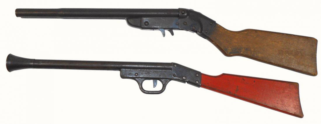 Toy Pop Guns (2), Daisy Double Barrel, Pat No. 1,830,29