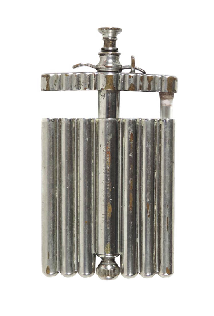 Military Issued Travel Syringe Kit, Embossed Military Pat May 22, 1900 ...