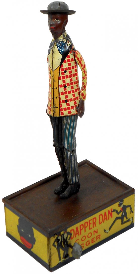 Toy, Black Americana, Marx Dapper Dan Coon Jigger,