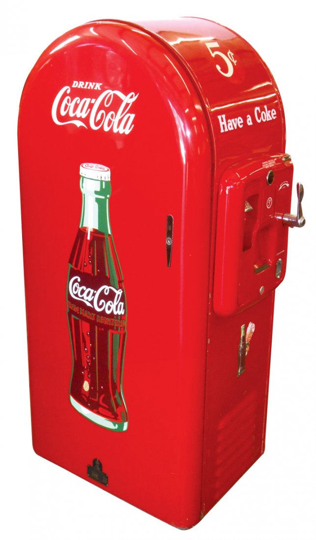 Coca Cola Machine, Jacobs Jsc 160, 5 Cent, Older