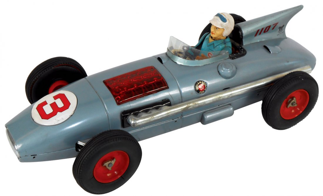 Toy race car, Indy 500, Tomiyama, metal