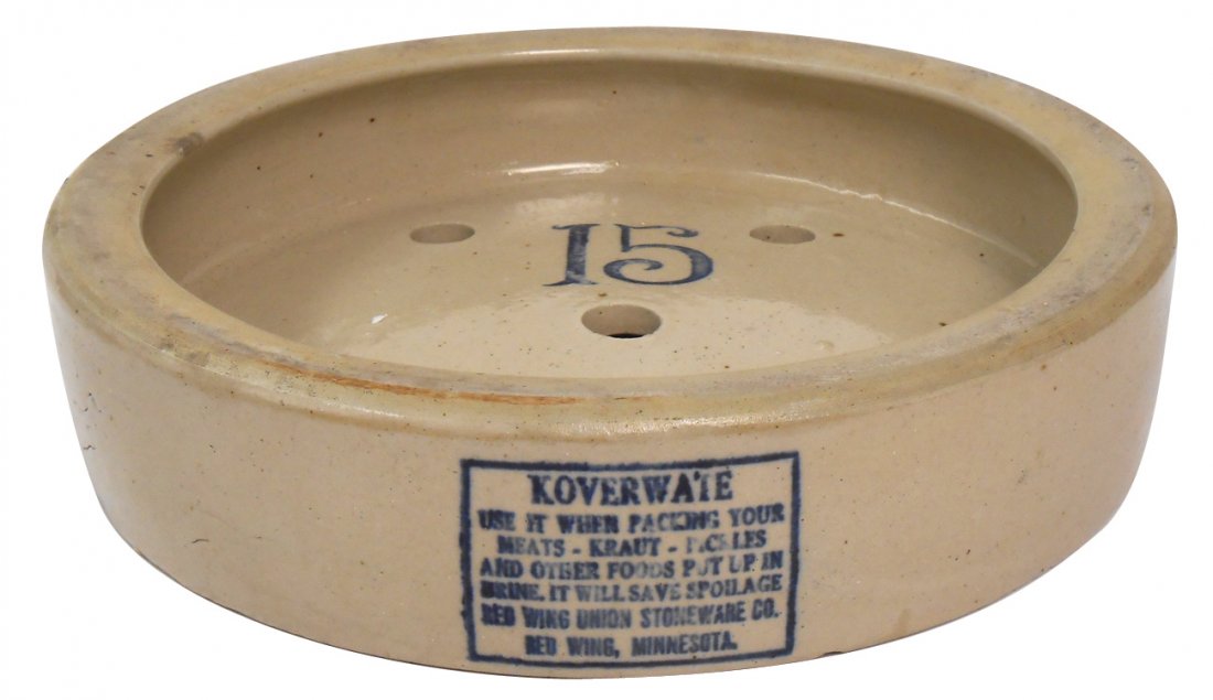 Stoneware koverwate, Red Wing 15 gal, some factory - Oct 31, 2014 ...