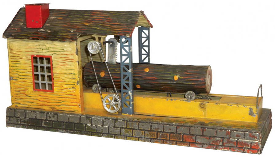 Toy Steam Powered Sawmill, Great Working Cond, Vg