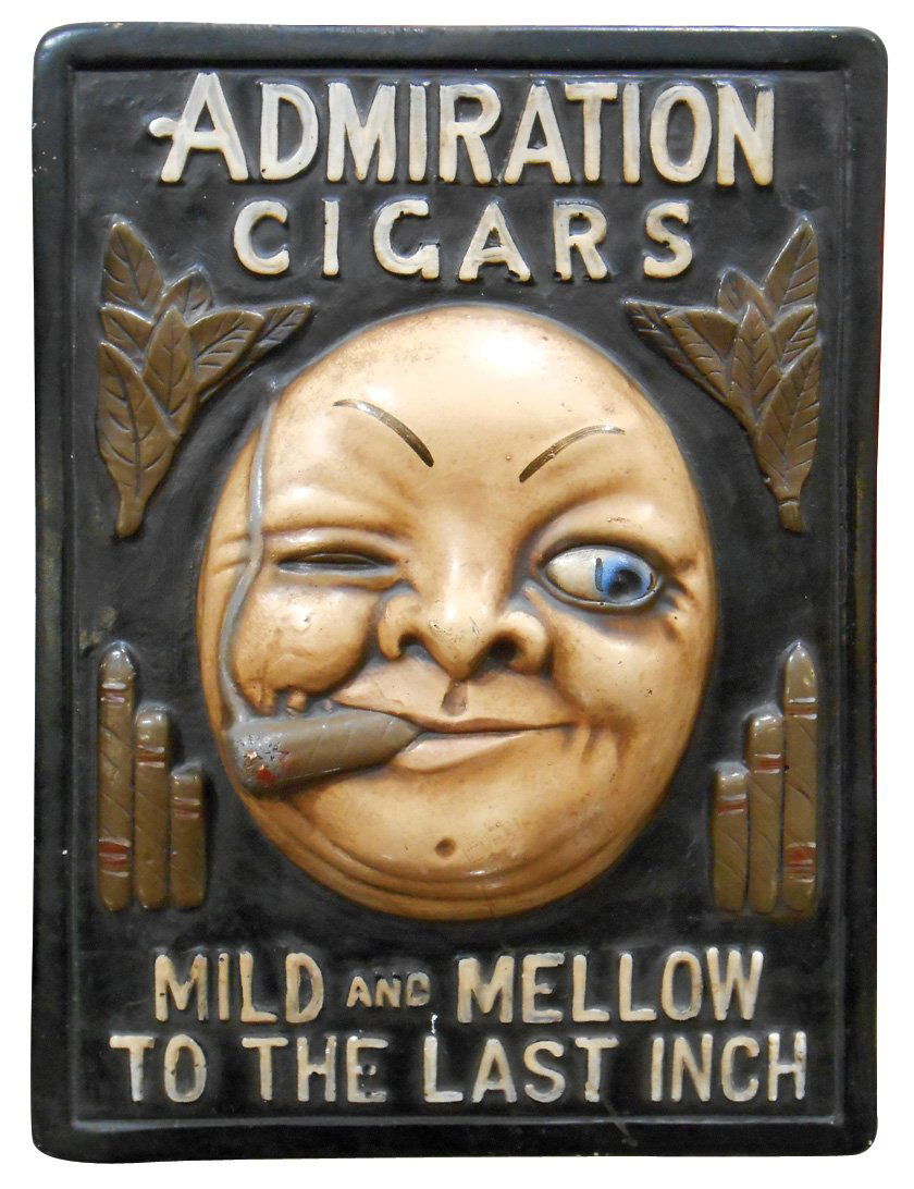 Cigar Advertising Sign, Admiration Cigars, Mild