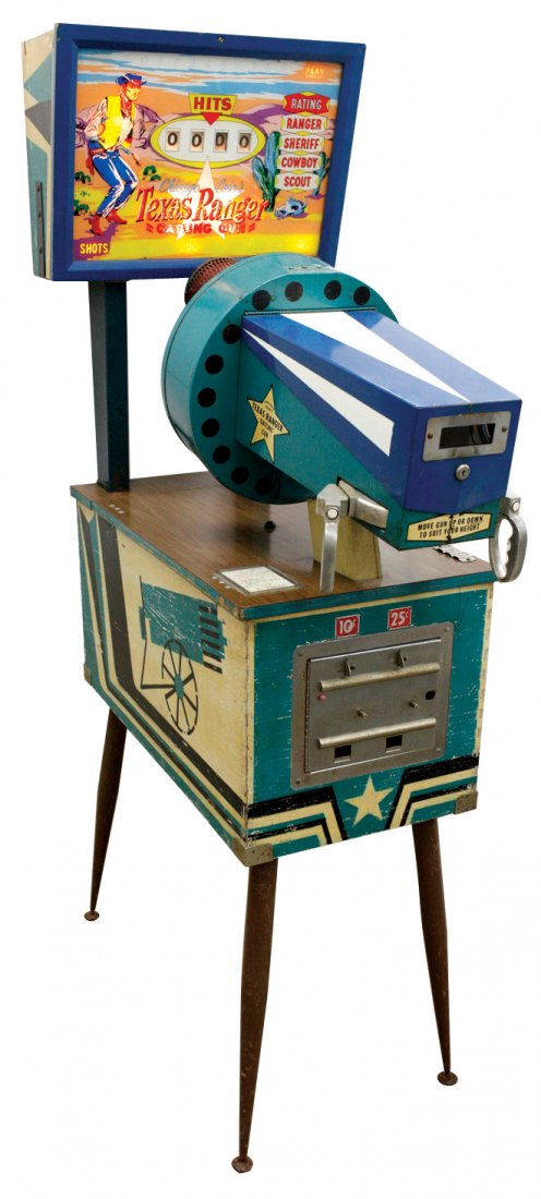 Coin-operated arcade machine, Texas Ranger Gatling Gun,