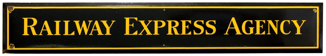 Railway Express Agency Sign - Apr 10, 2021 | Route 32 Auctions in IN