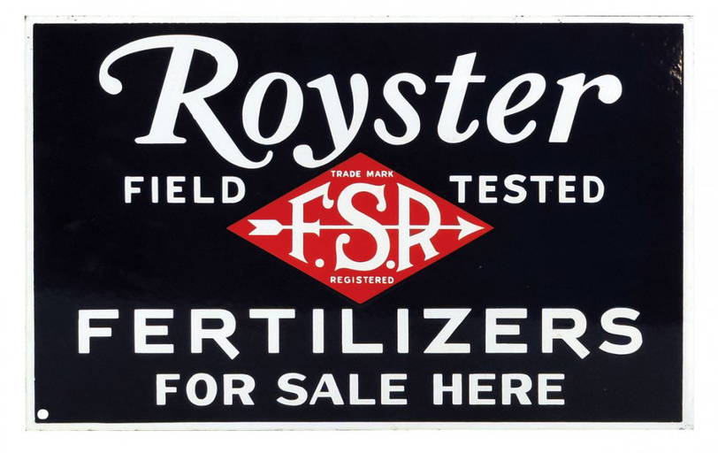 Fertilizer sign, Royster Fertilizers For Sale Here, - May 02, 2015 ...