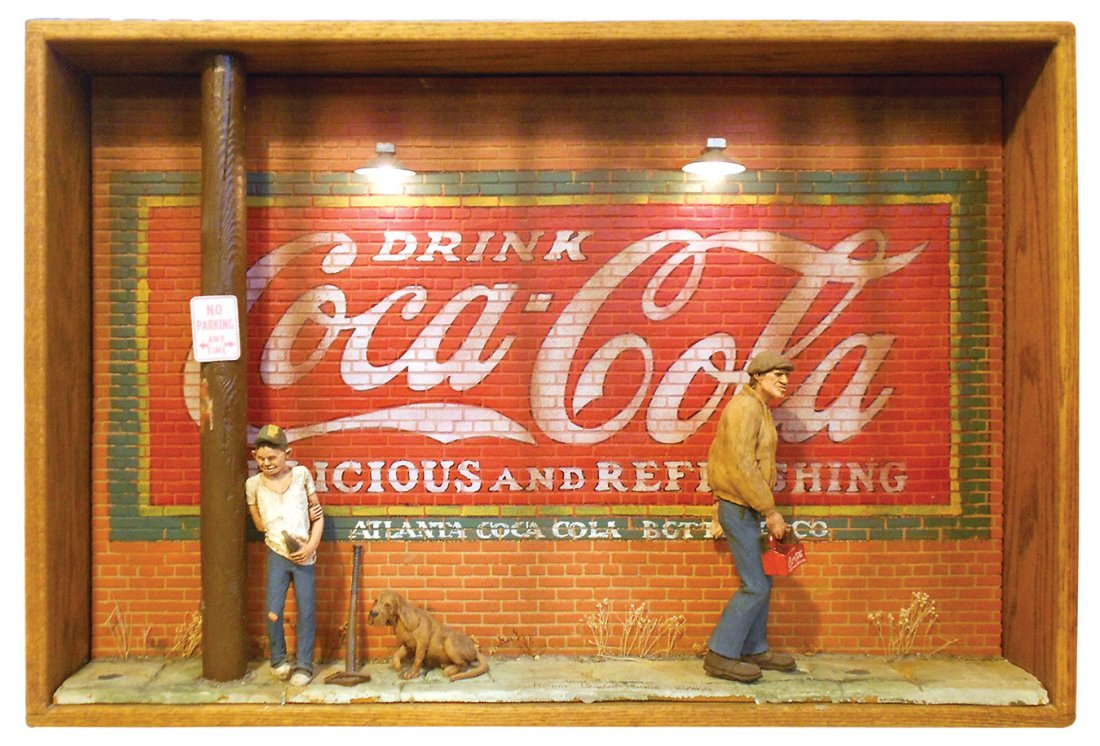 Coca Cola Diorama, Artist Michael Garman Limited