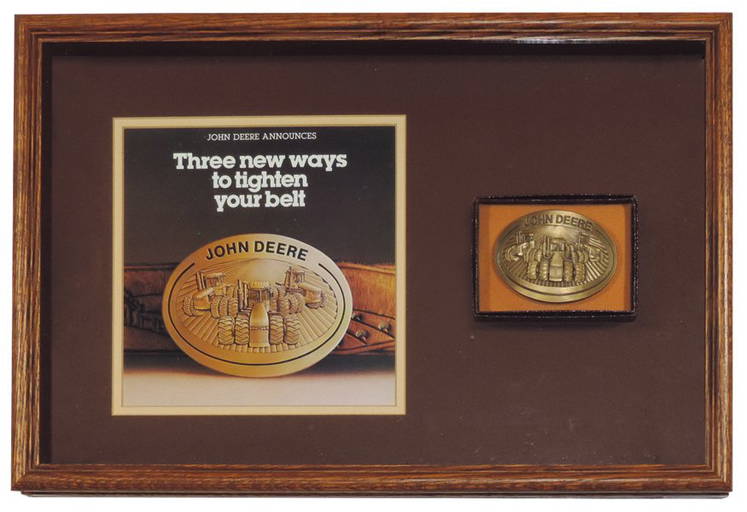 John Deere Belt Buckle Shadow Box, "three New Ways To