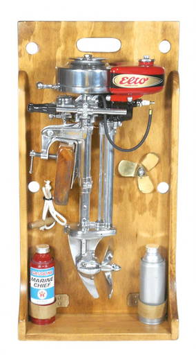 Boat outboard motor display, Elto Evinrude mounted on - Nov 07, 2015 ...