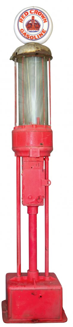 Gasoline Pump, Starkey, Coin Operated Visible W/orig