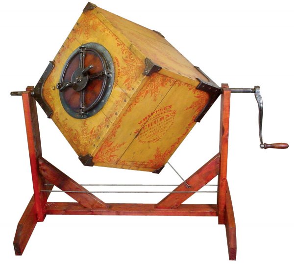 Butter Churn, Whipple's Rectangular Churn #4, Pat.