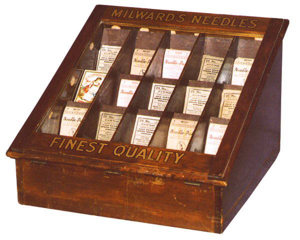 Needle Cabinet, Milward's Needles, Finest Quality,