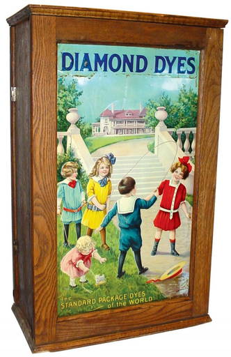 Dye Display Cabinet, Diamond Dyes, "mansion" Or "c