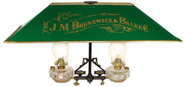 Billiard Table Light, J.m. Brunswick & Balke Co.,