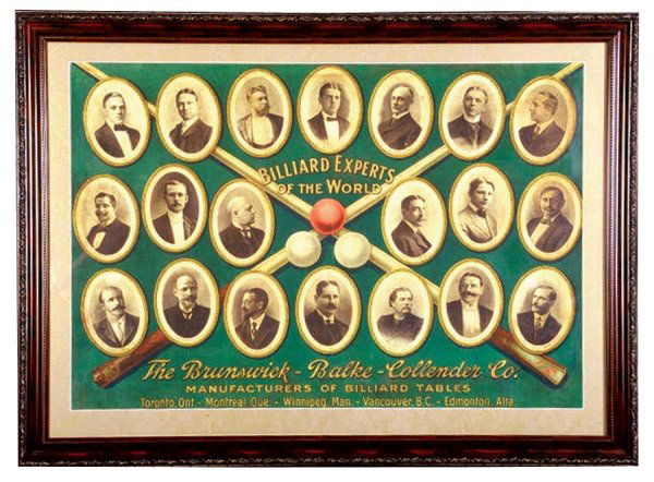 Billiards Poster, Brunswick Balke Collender Co.