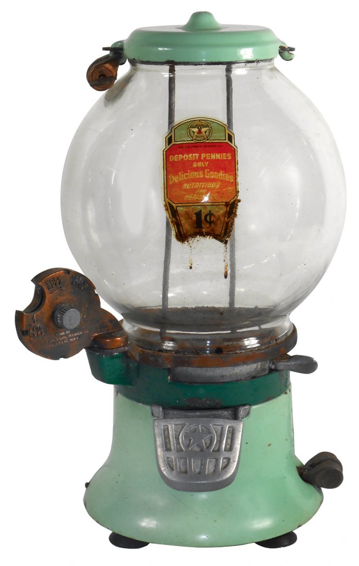 Coin Operated Vending Machine, Columbus Model M, 1