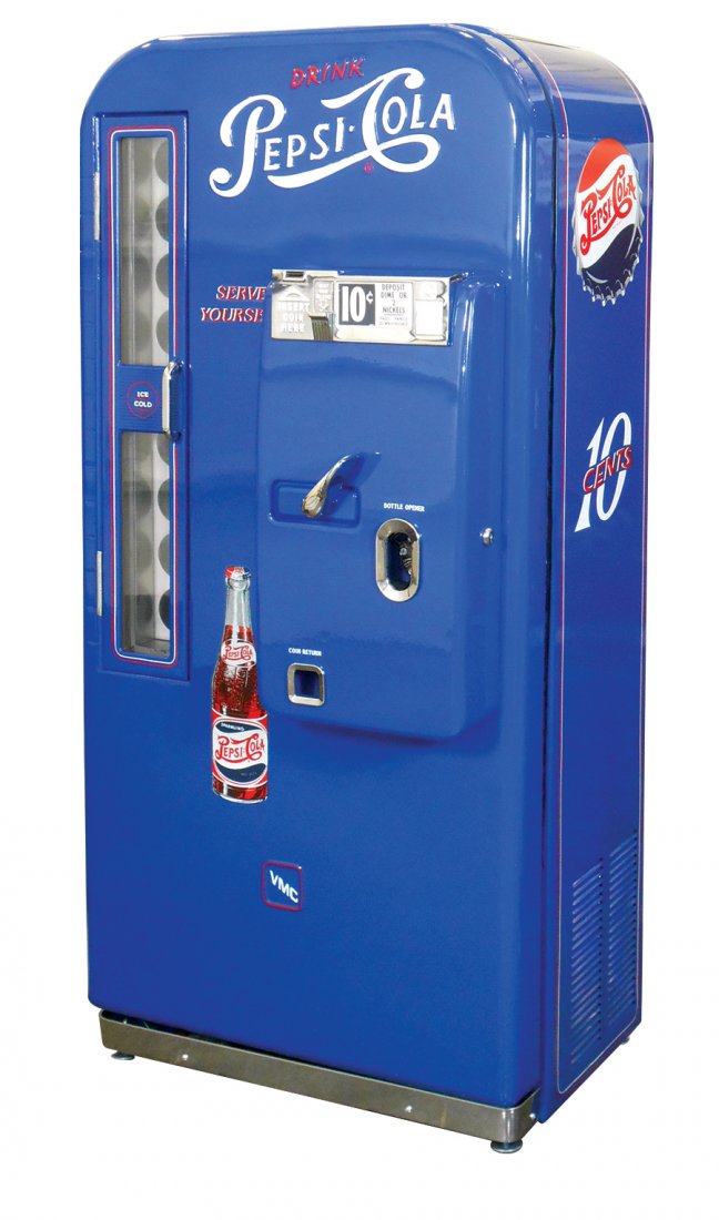 Pepsi-Cola vending machine, VMC 81D, 10 Cent, embossed - Nov 06, 2016 ...