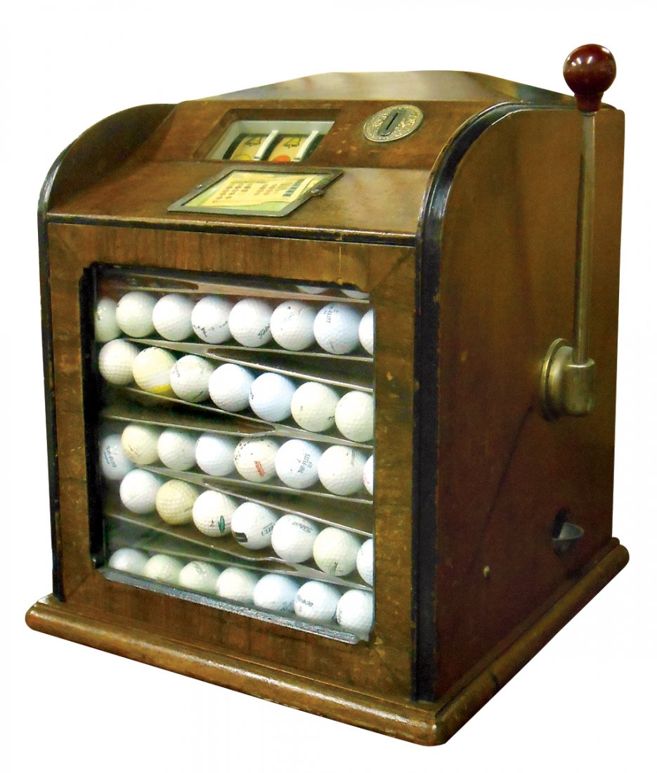 Coin-operated slot machine, Jennings Golf Ball, 25