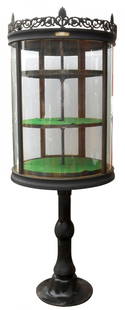 Rare Crystal Case Co. Revolving Display Case