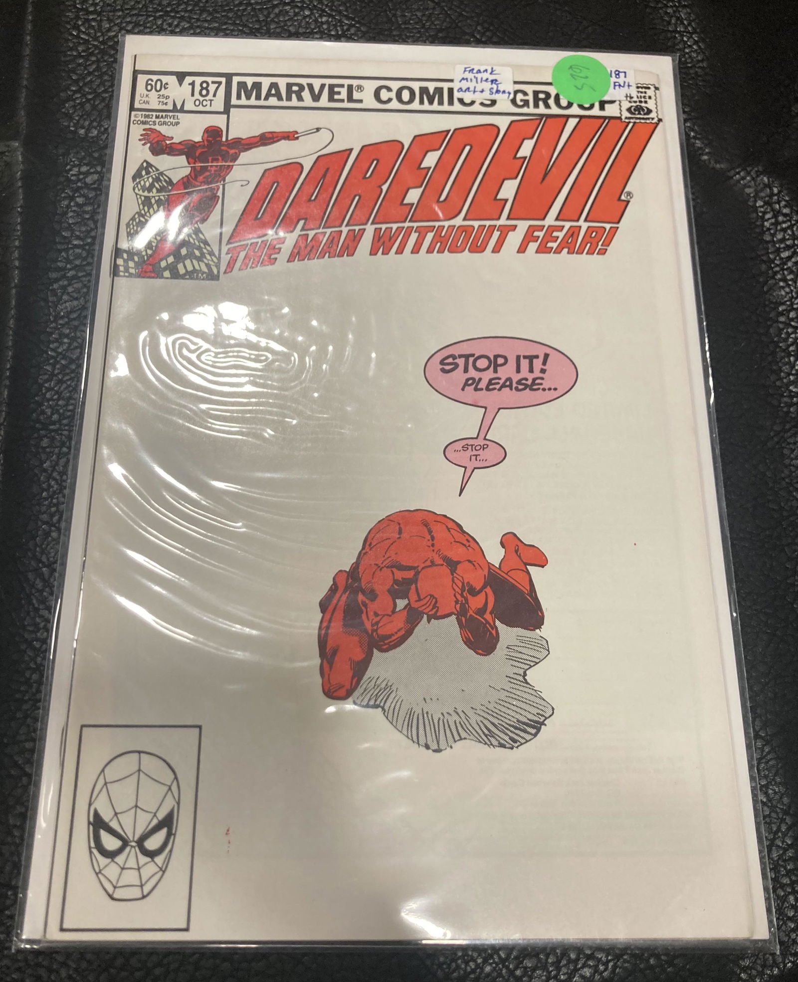 Daredevil #187 By Frank Miller Key Issue
