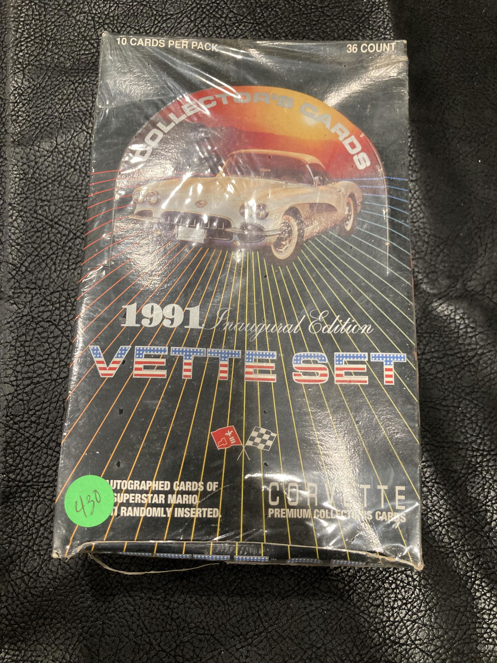 1991 Corvette Car Vette Set Trading Card Factory Box
