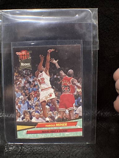 1992 93 Ultra Harold Miner Rookie Michael Jordan
