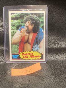 Captain Lou Albano 1985 Topps Wwf Pro Wrestling Rookie