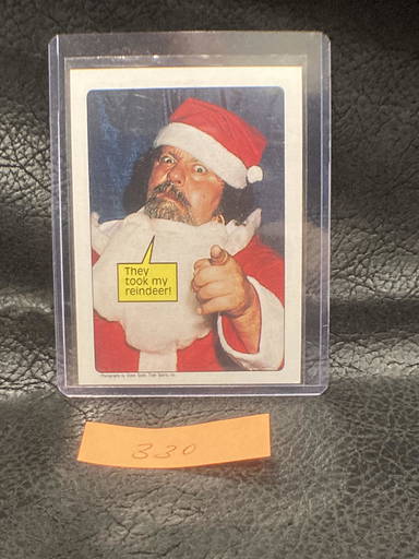 Captain Lou Albano 1985 Topps Wwf Pro Wrestling Rookie