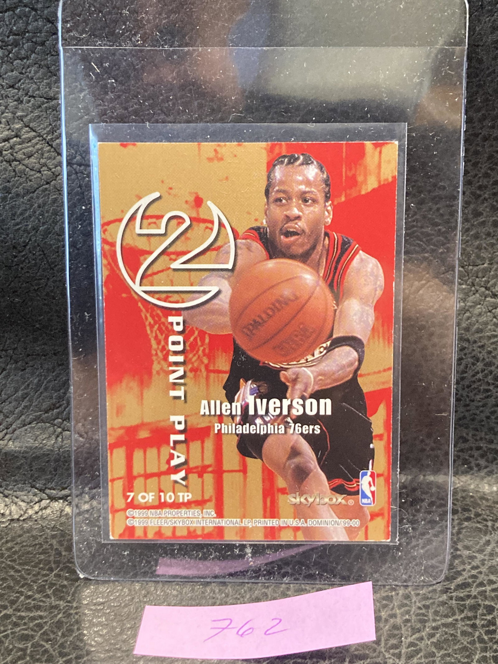 Jason Williams Allen Iverson 1999 Sky Box Dominion 2 Point Play
