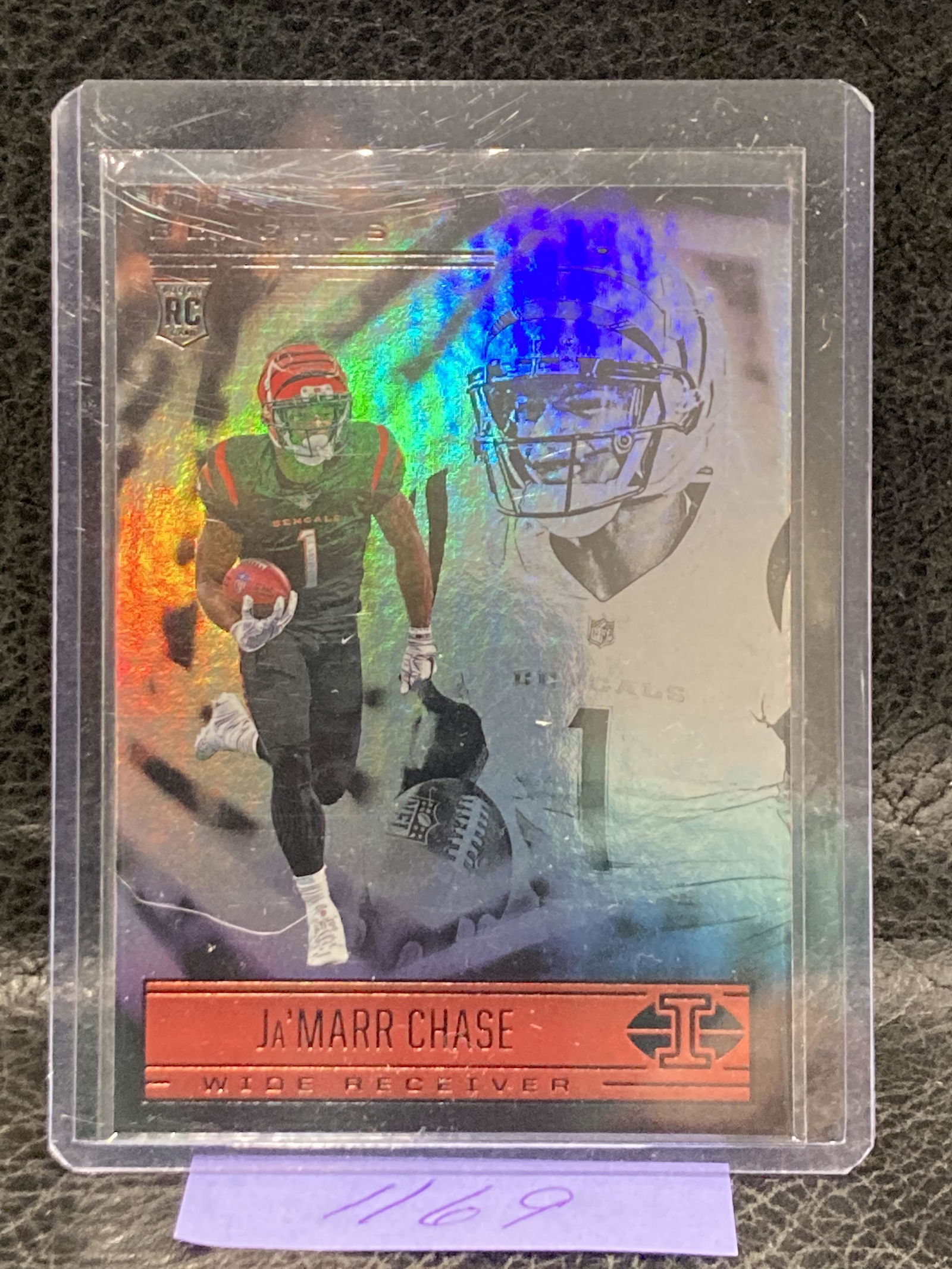 Jamarr Chase Rookie Card Rc Panini 2021 Illusions Cincinnati Bengals 1169 On Apr 24 2022