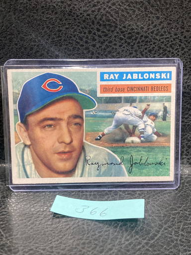 Ray Jablonski 1956 Topps #86 Reds