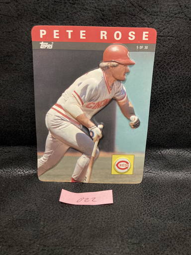 Pete Rose 1985 Topps 3 D Baseball Stars #5 Hof Phillies