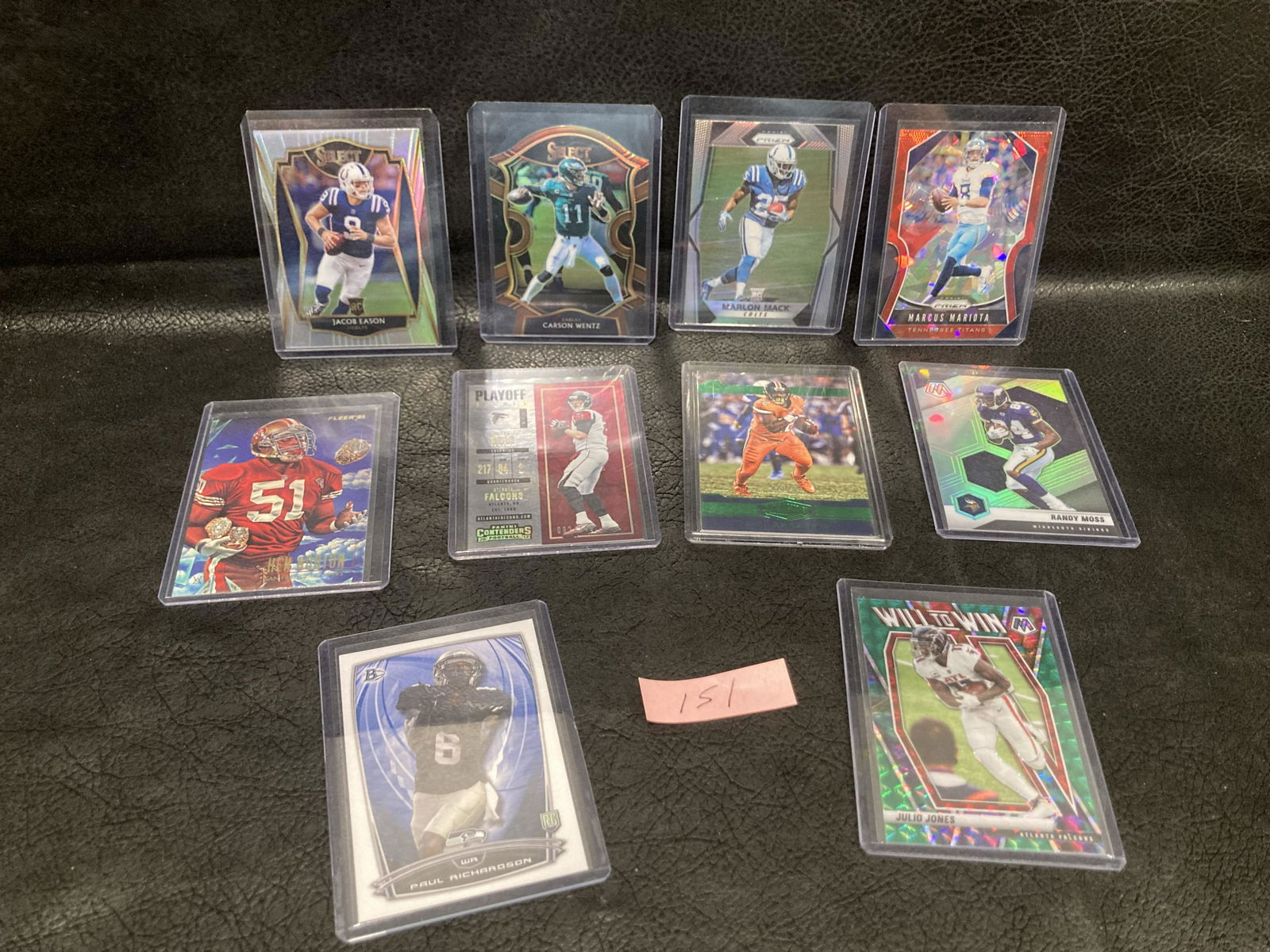 Super Lot Of 10 Top Loaded Footballball Cards Mixed Years