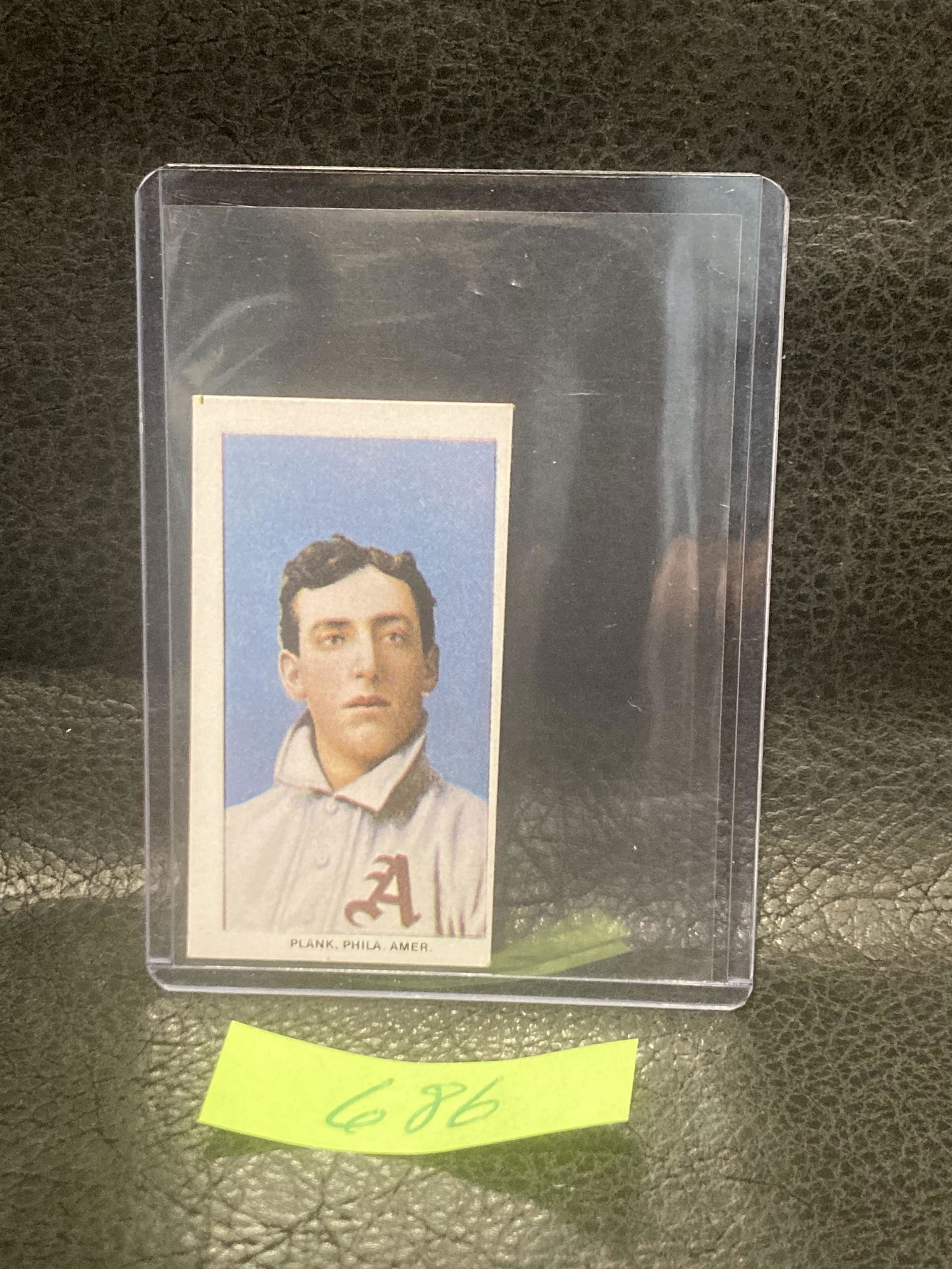 1910 T206 Eddie Plank 1980s Reprint Tobacco Card