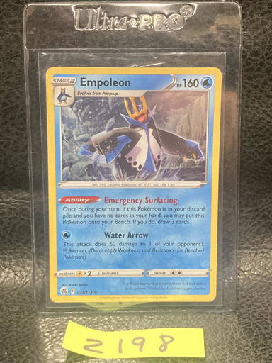 Empoleon 2022 Brilliant Stars Base Rare 37/172