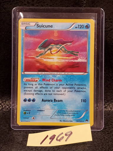 Suicune 2016 Pokemon XY Breakpoint Base Rare 30/122 - Dec 03, 2022 ...