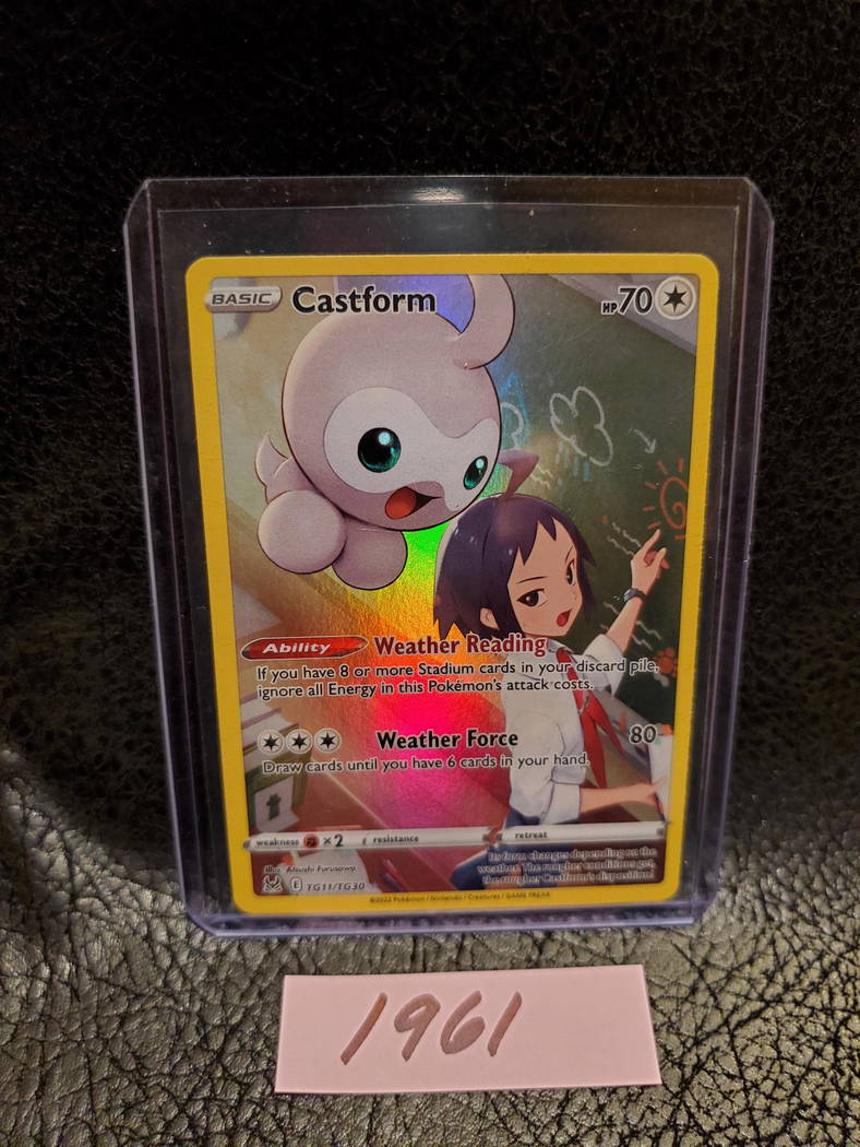Castform 2022 Pokemon Lost Origin Full Art Holo Tg11tg30 Apr 08 2023 Jmg Metals Llc In Tx