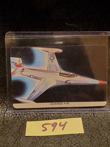 Lockheed F 90 1957 Quaker Pack O Ten Warplanes
